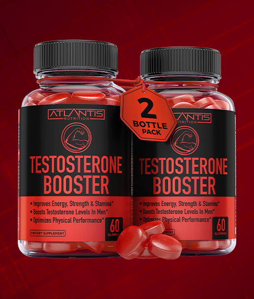 Testosterone Booster 2-Pack (120 Gummies) – Atlantis Nutrition