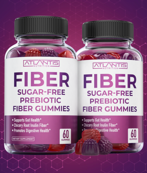 Sugar Free Prebiotic Fiber Gummies 2-Pack – Atlantis Nutrition